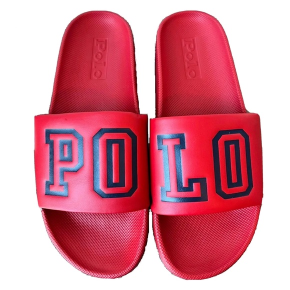 Polo Ralph Lauren | Shoes | Nwt Polo Ralph Lauren Red Polo Spell Out ...